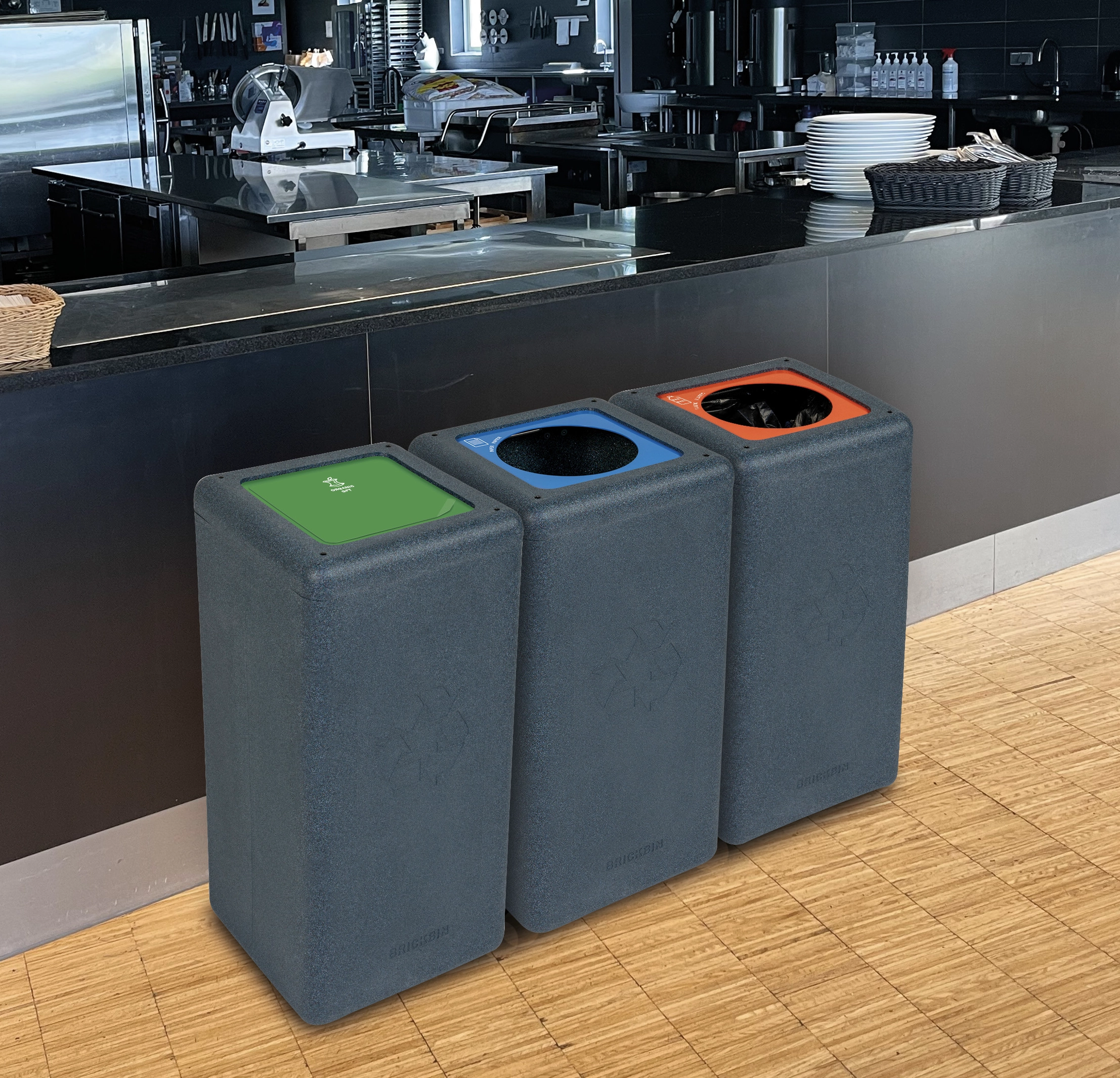 Over 800 spande og stativer i vores sortiment | ABENA